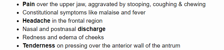 SINUSITIS Flashcards | Memorang
